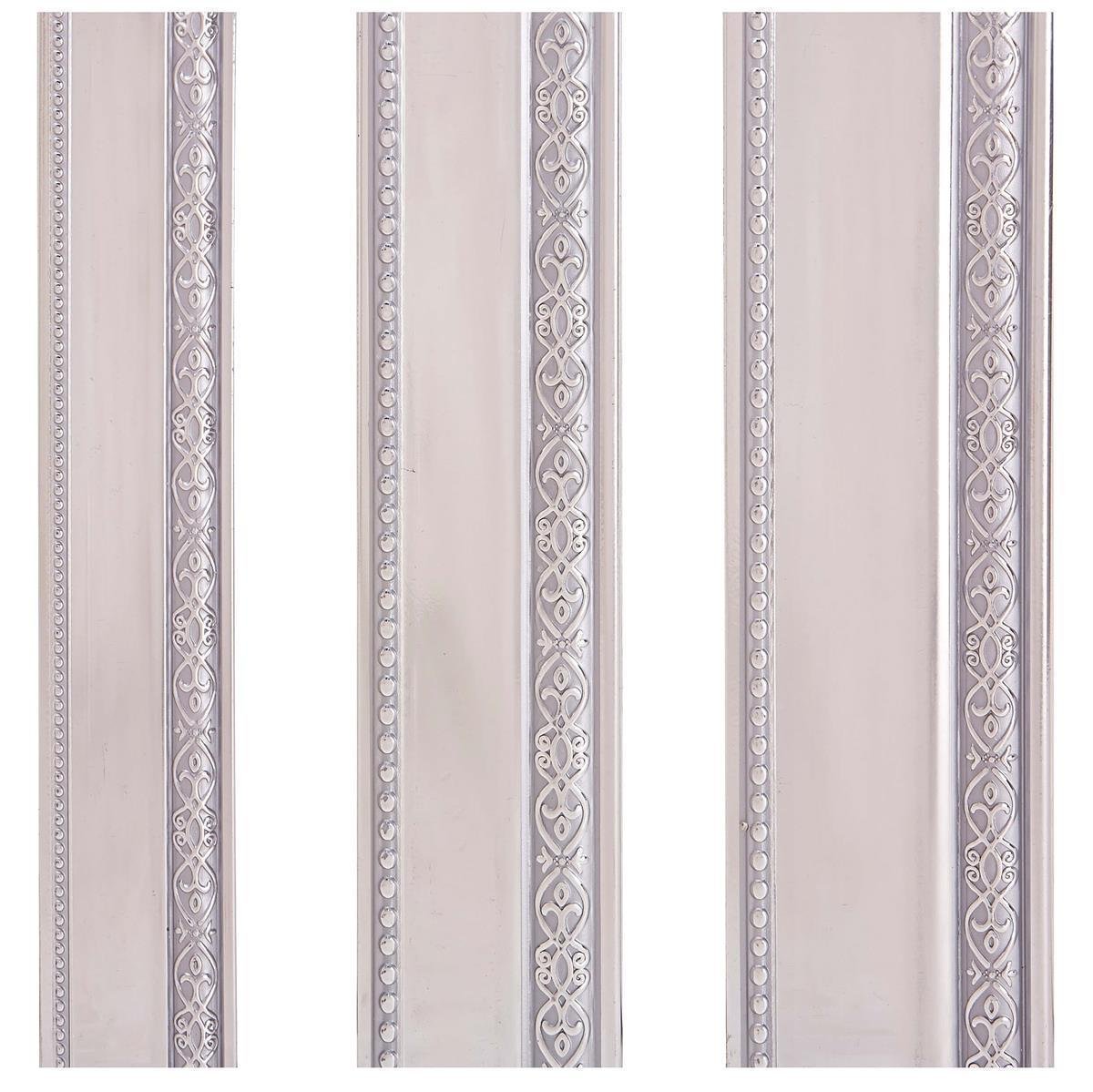 1x Zierleiste Silber in 3 ver. Größen, 9,99